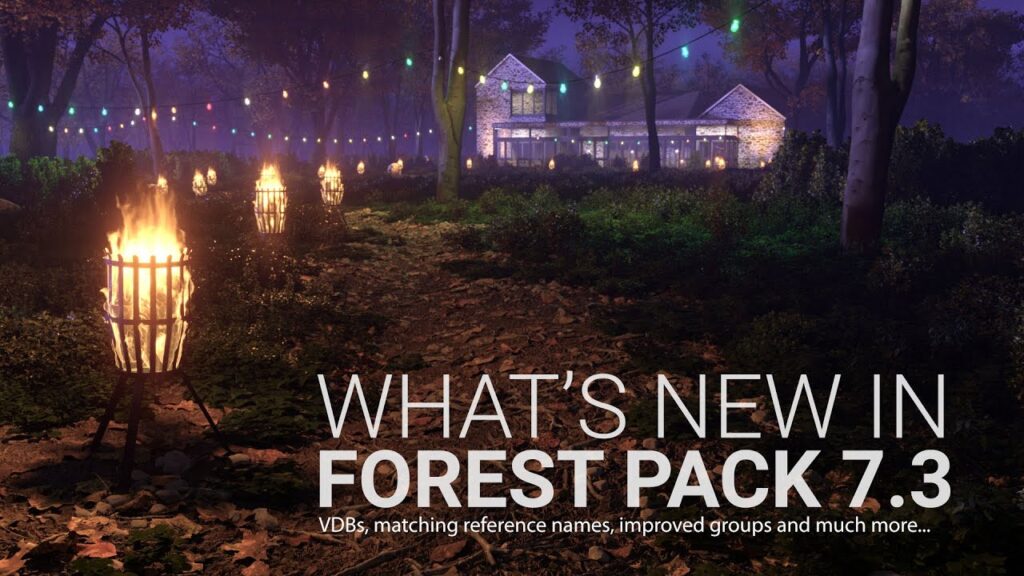 iToo Software ออก Forest Pack 7.3 for 3ds Max . . . | SeeScenes.com